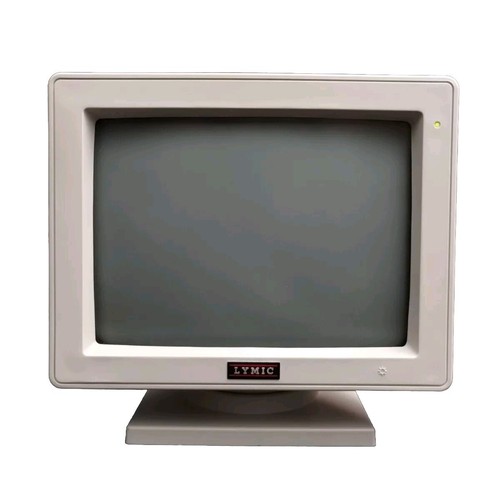 Vintage LYMIC Monochrome Monitor D834016 60Hz Contrast VSize Brightness ...