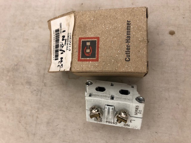 Cutler Hammer Contact Block, 1 N.O. & 1 N.C | eBay