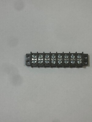 Eaton Cooper Bussmann Terminal Block 8-Position Dual Row Strip 30 AMP ...