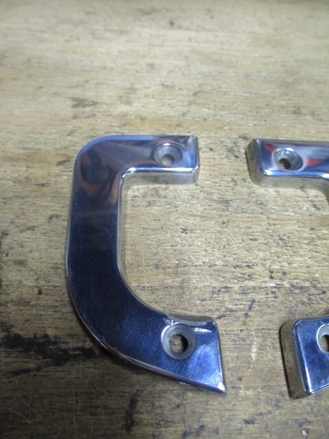 Mercedes W107 380SL 450SL 450SLC Door Striker Chrome Trim (pair) w ...