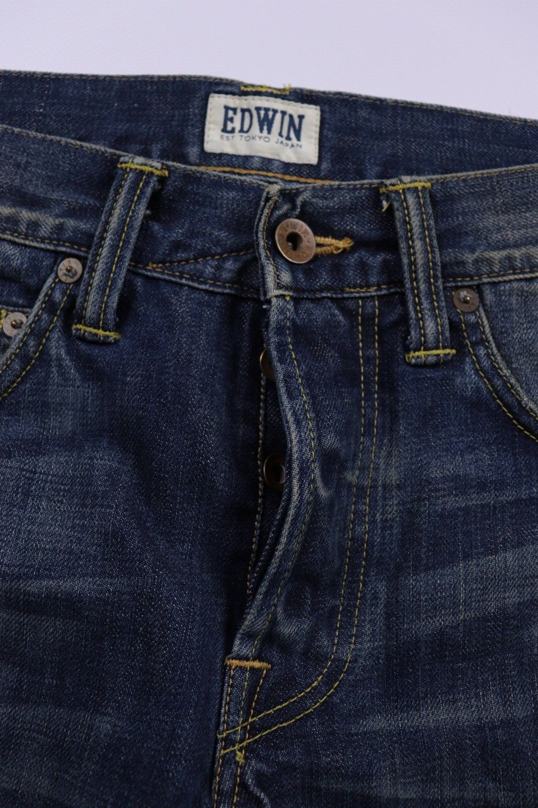 EDWIN JAPANESE DENIM RELAXED ED-55 Blue Regular Fit J… - Gem