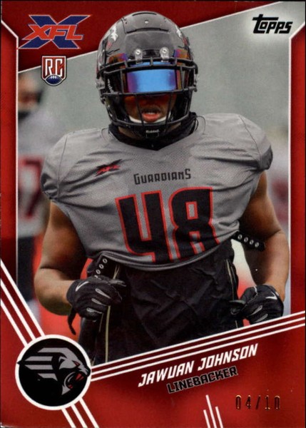 2020 Topps XFL - Red #65 Jawuan Johnson /10 (RC) for sale online | eBay