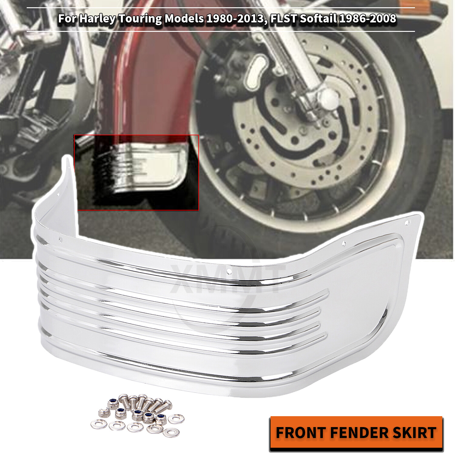 Front Fender Trim Skirt For Harley Electra Glide Road King Heritage ...