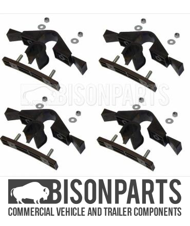 *TRUCK & TRAILER MUDGUARD / MUDWING XPF38 MOUNTING BRACKETS 38MM x4 ...