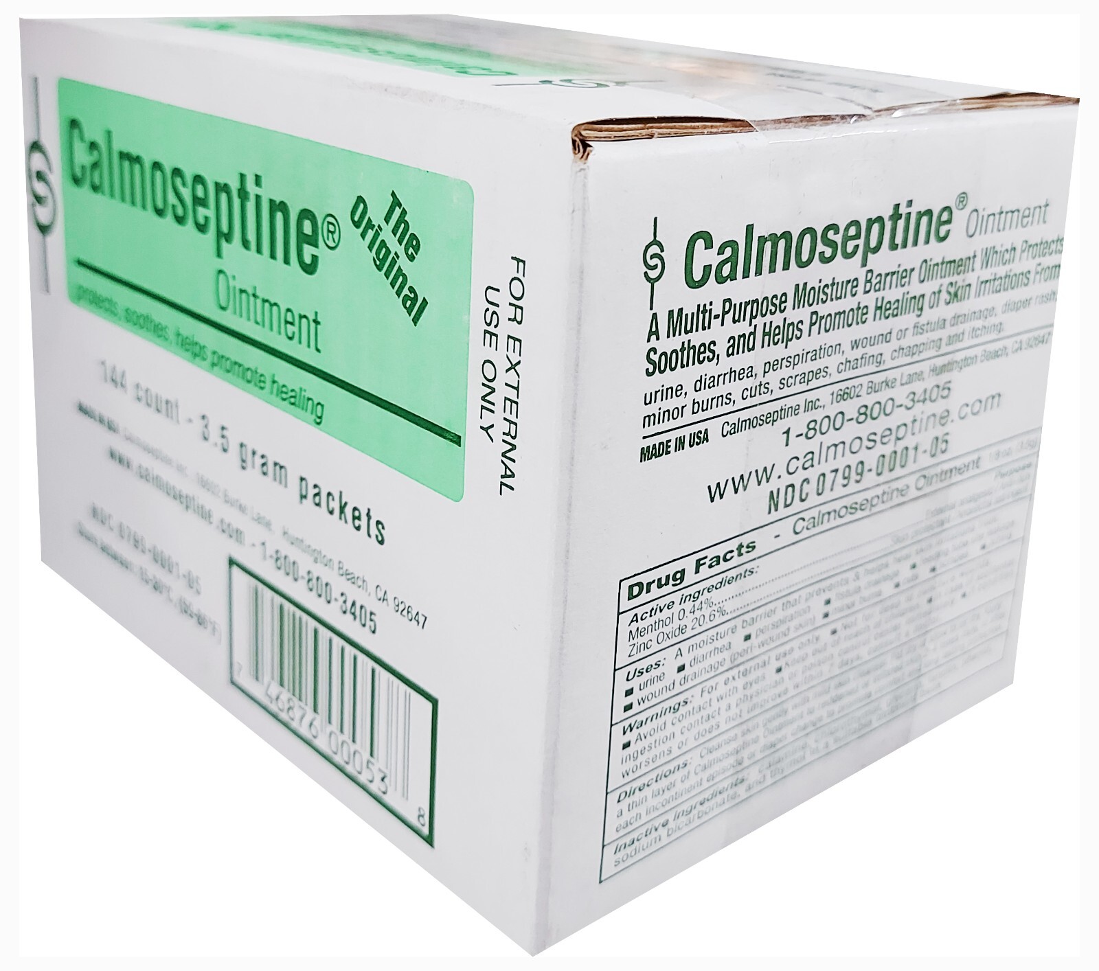 Calmoseptine Ointment, 000105 3.5 gram/0.125 oz, Box of 144 Packets | eBay