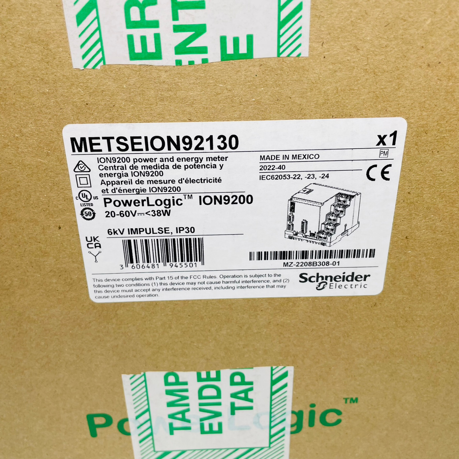 New Schneider METSEION92130 / ION9200 Power And Energy Meter | eBay