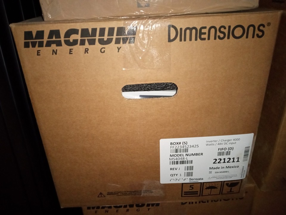 Magnum MS4048-L 4000W 48VDC Pure Sine Inverter Charger MS Series | eBay