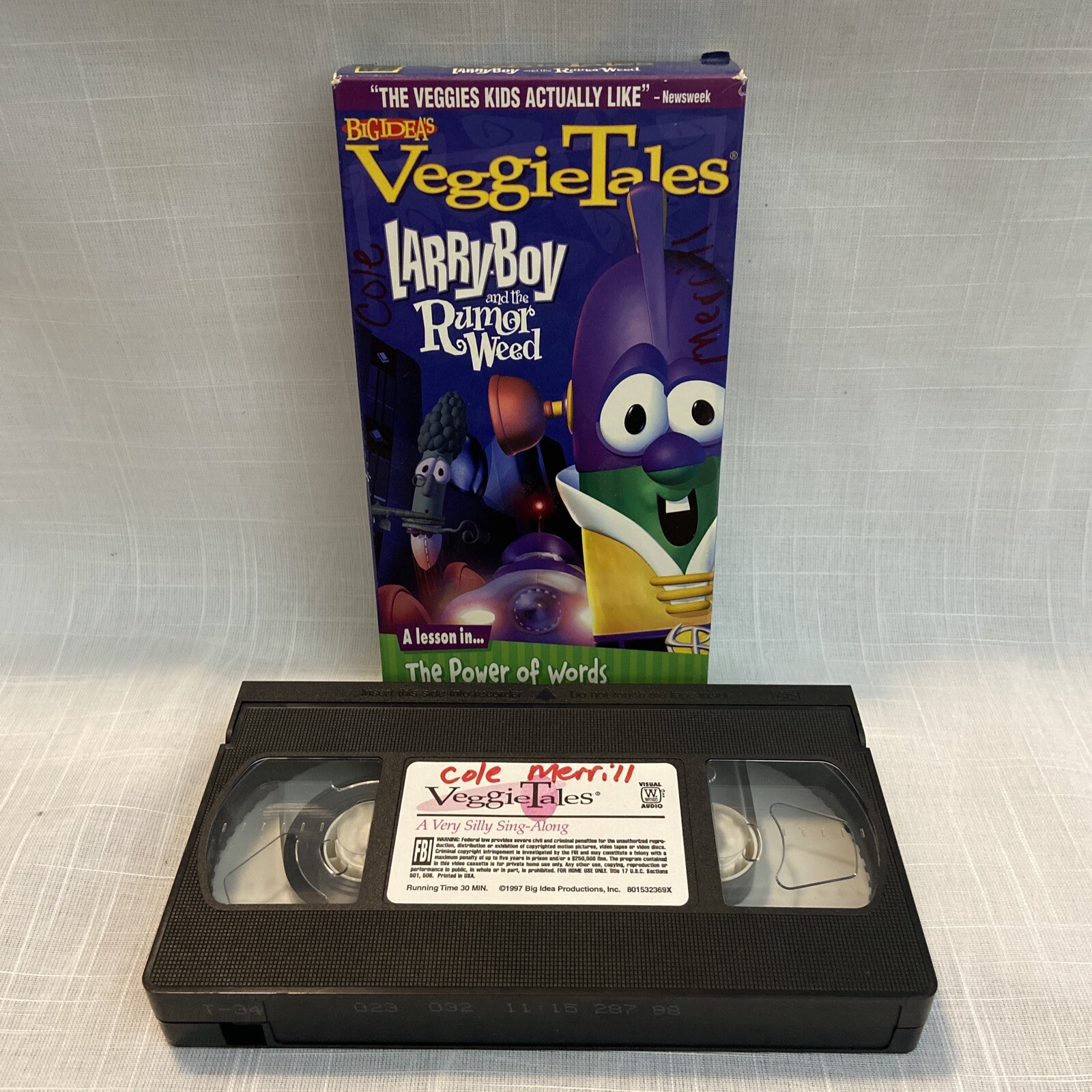 VeggieTales - LarryBoy and the Rumor Weed (VHS, 1999) | eBay