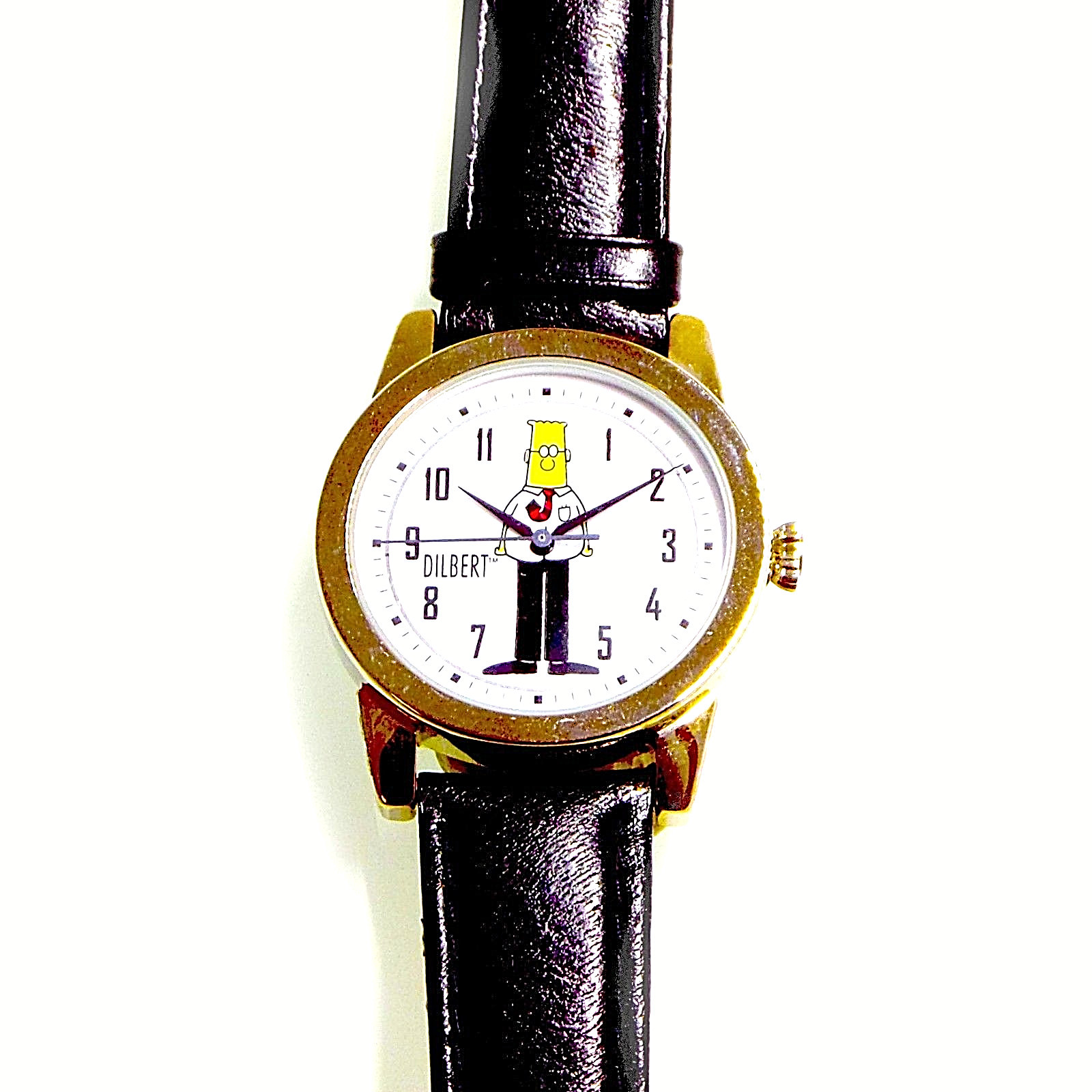 Dilbert Limited Edition Fossil Mans Leather Band New Unworn Watch #876/ ...