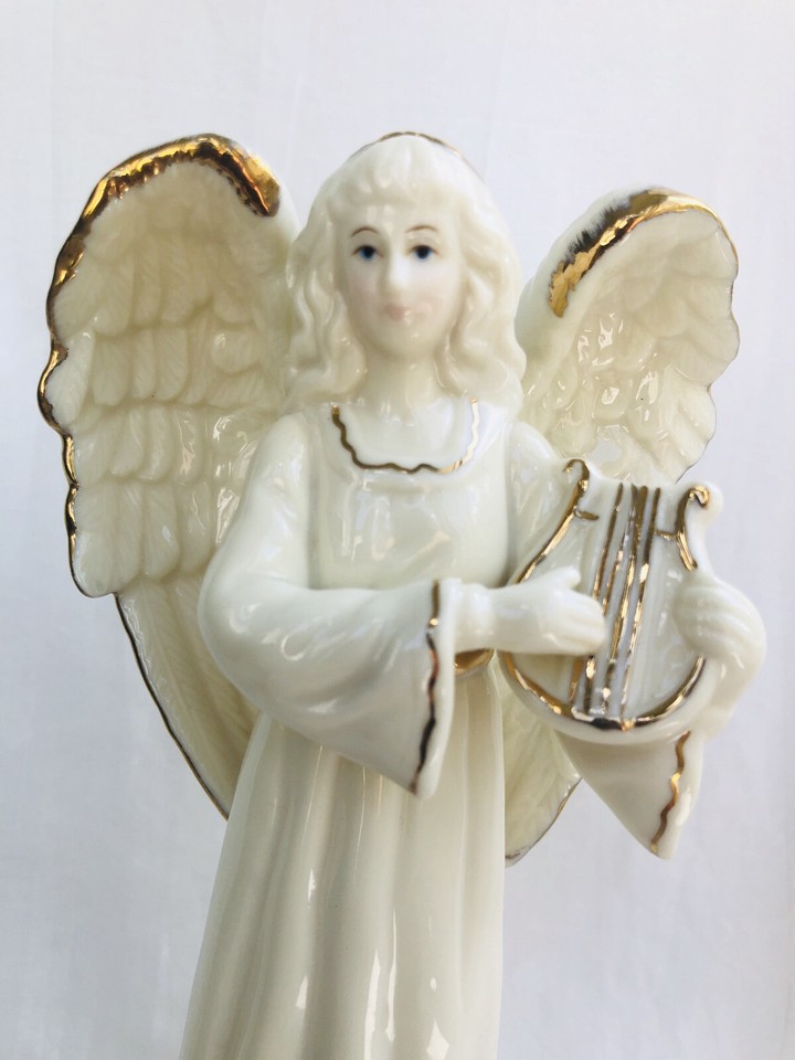 Papel Giftware Porcelain Angel Playing Harp Figurine And Statue | eBay