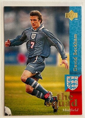 1997 Upper Deck Trading Card - DAVID BECKHAM England Rookie RC #18 | eBay