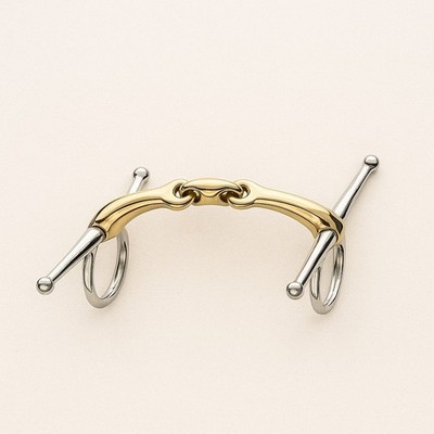 Anatomic Full Cheek Snaffle Bit Double Jointed Horse Riding Bit | Sizes 4.5”- 7" | eBay