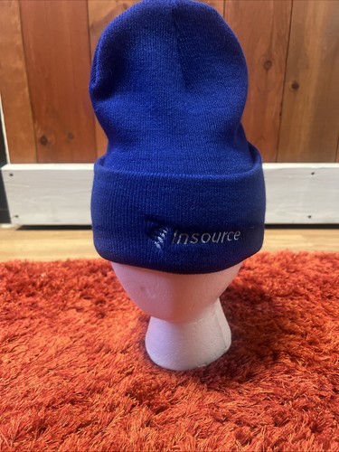 Unisex Men Women BLUE Cotton Toboggan Knit Winter Hat Cap Ski Snowboard ...