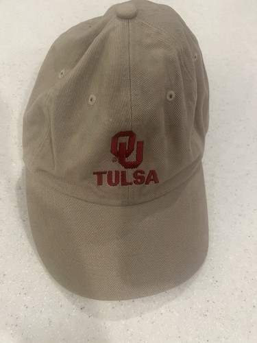 OU Tulsa Oklahoma Sooners Hat Cap Adjustable Strap One Size Embroidered ...