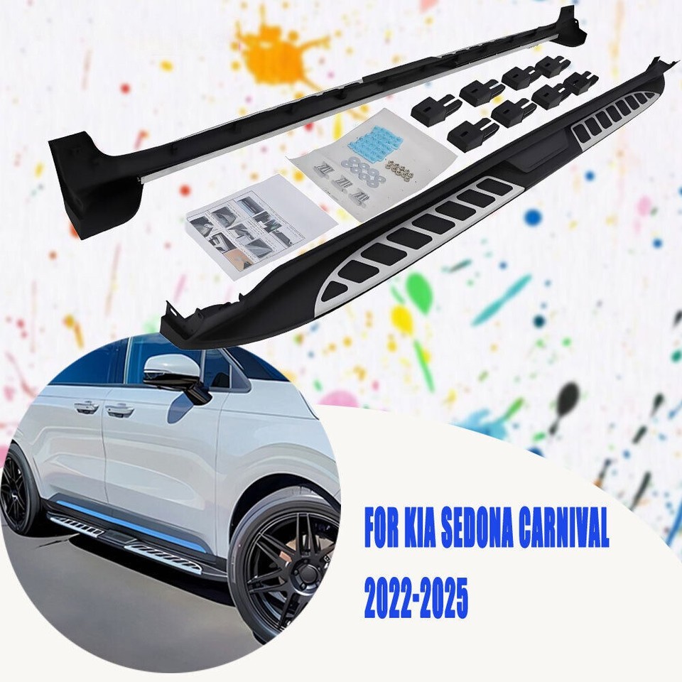 Side Steps Running Boards Nerf Bar Pedal Accessories For Kia Carnival ...