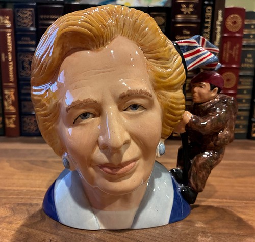 MARGARET THATCHER FALKLANDS TOBY JUG - Bairstow Manor Pottery Lim Ed ...