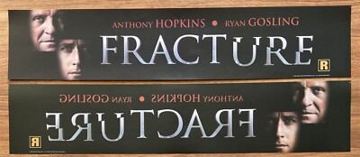 📽 Fracture (2007) - Double-Sided - Movie Theater Mylar / Poster 5x25 | eBay