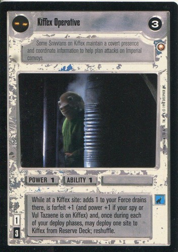 Star Wars CCG Special Edition Kiffex Operative LS 5053075661534 | eBay
