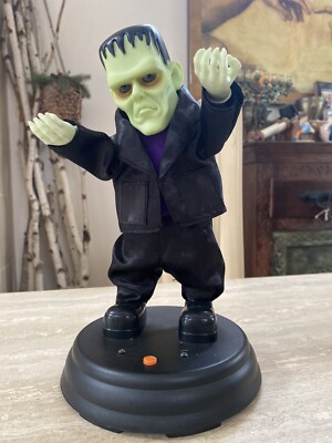 Gemmy Animated Grave Raver Frankenstein Monster Dancing Singing Light ...