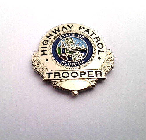 FLORIDA STATE TROOPER HIGHWAY PATROL (1") Law Enforcement Hat Pin ...