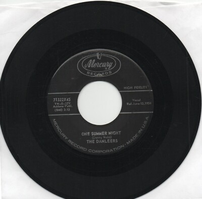 The Danleers One Summer Night Original Doo Wop 45 | eBay