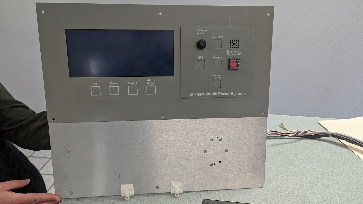 Liebert Uninterruptible Power System Display and Control Board 02 ...