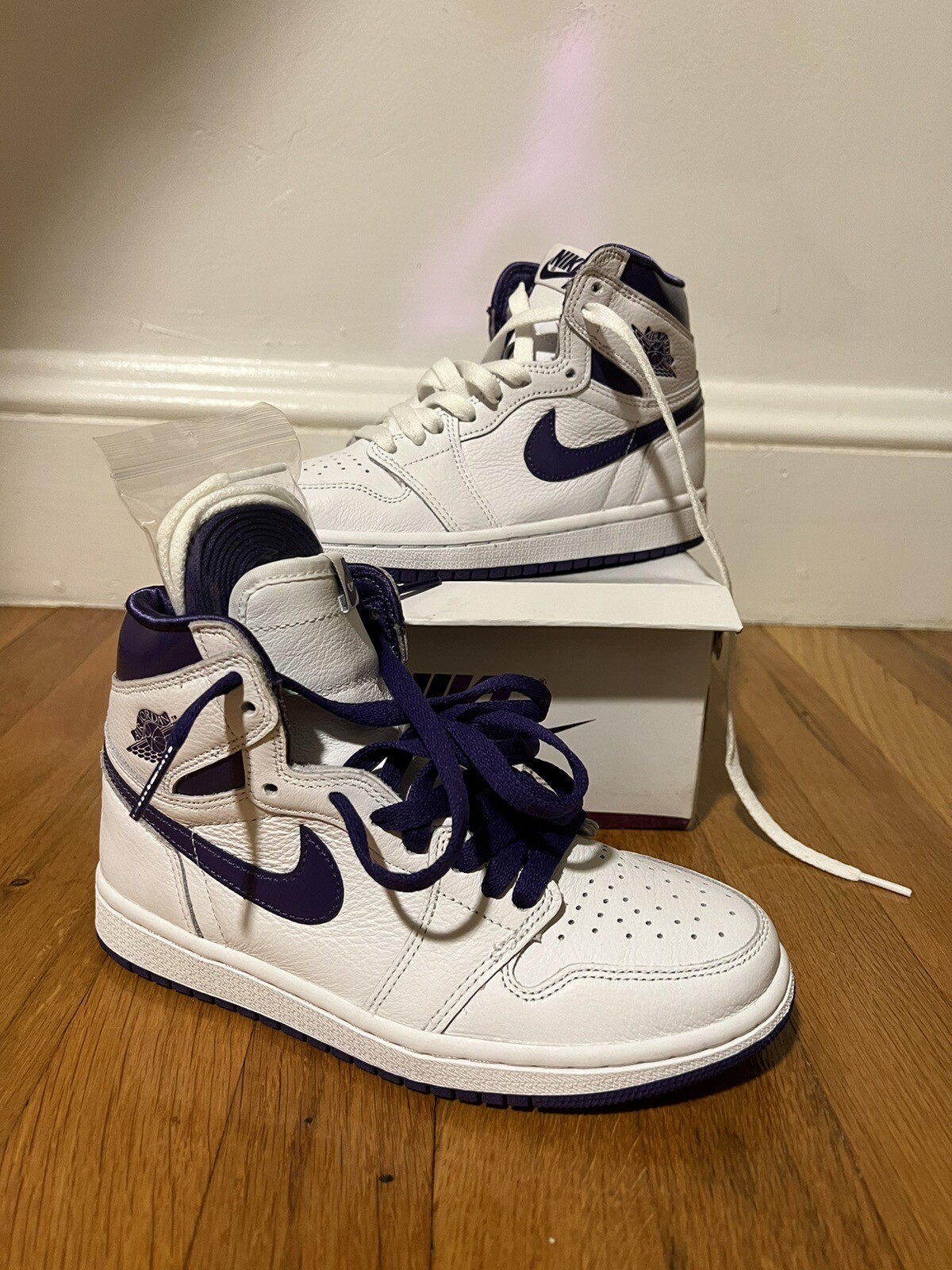 Nike Air Jordan 1 Court Purple 5 Shattered Bred Chica… - Gem