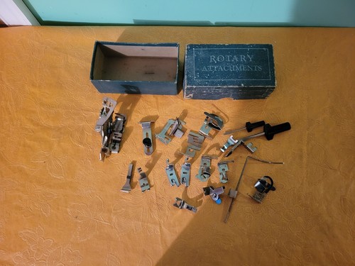 Vtg Greist Sewing Machine Attachments Ruffler Binder Edge Stitcher ...