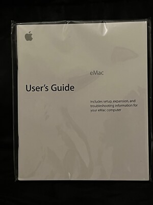 Apple Emac Users Guide new sealed | eBay