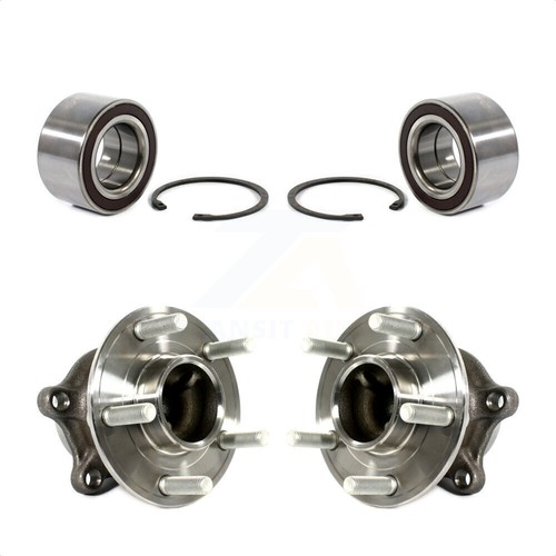 Front Rear Wheel Bearing And Hub Assembly Kit For Ford Focus With ...