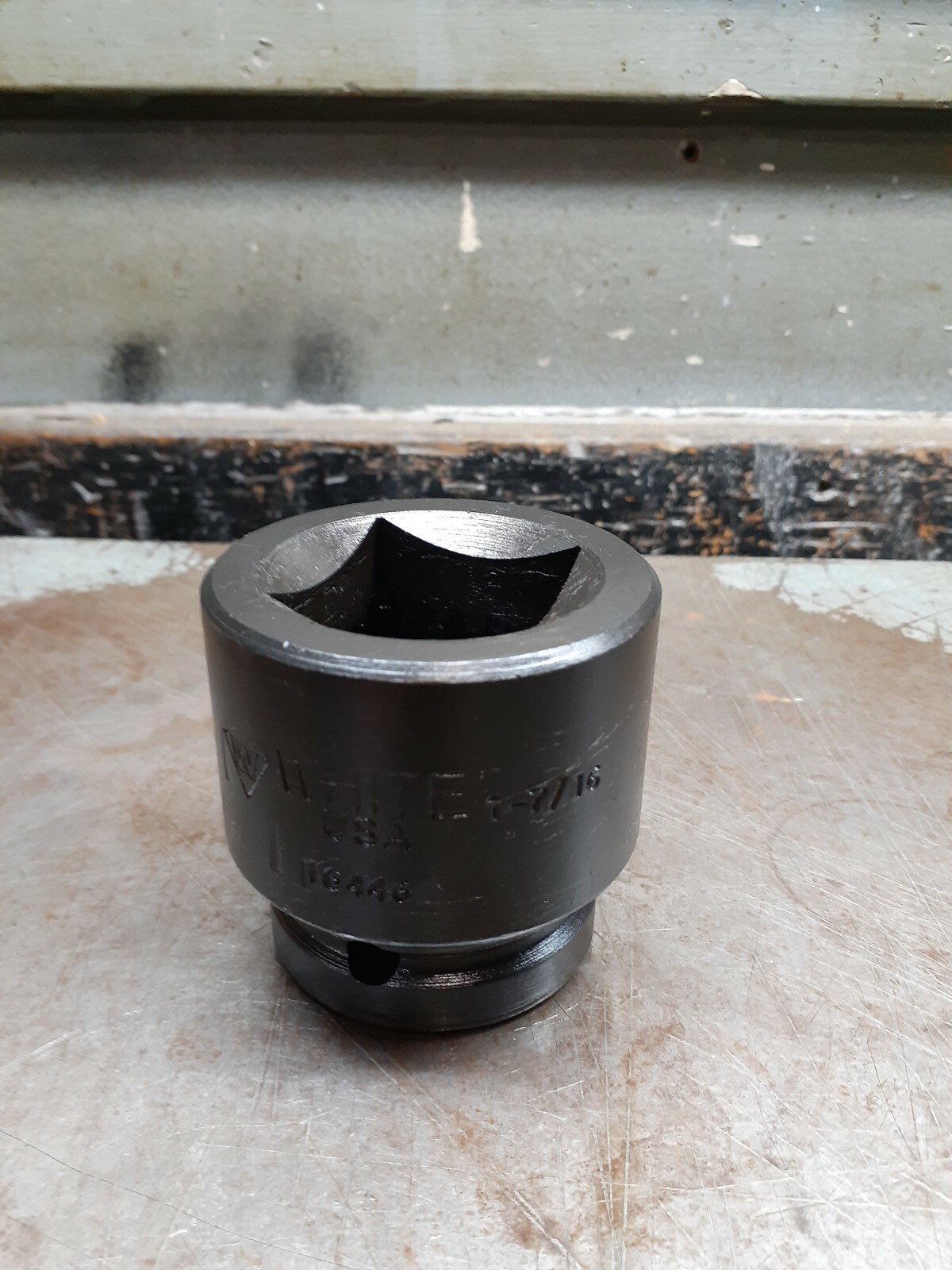 WHITE USA Track Socket 1" Drive by 1-7/16" 4 Point Impact Socket ...