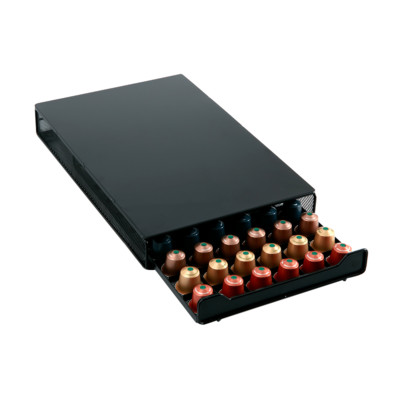 NESPRESSO 60 POD HOLDER DRAWER CAPSULE STORAGE & COFFEE MACHINE STAND ...