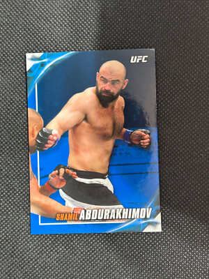 SHAMIL ABDURAKHIMOV 2019 Topps UFC Knockout Blue Parallel 13/88 Card | eBay