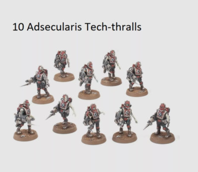 Warhammer 30k/40k Mechanicum Adsecularis Tech-Thrall x10 NEW NO BOX | eBay