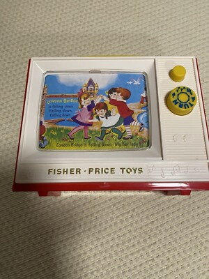 2009 FISHER-PRICE TWO TUNE WIND UP TELEVISION FAIR WORKING CONDITION ...
