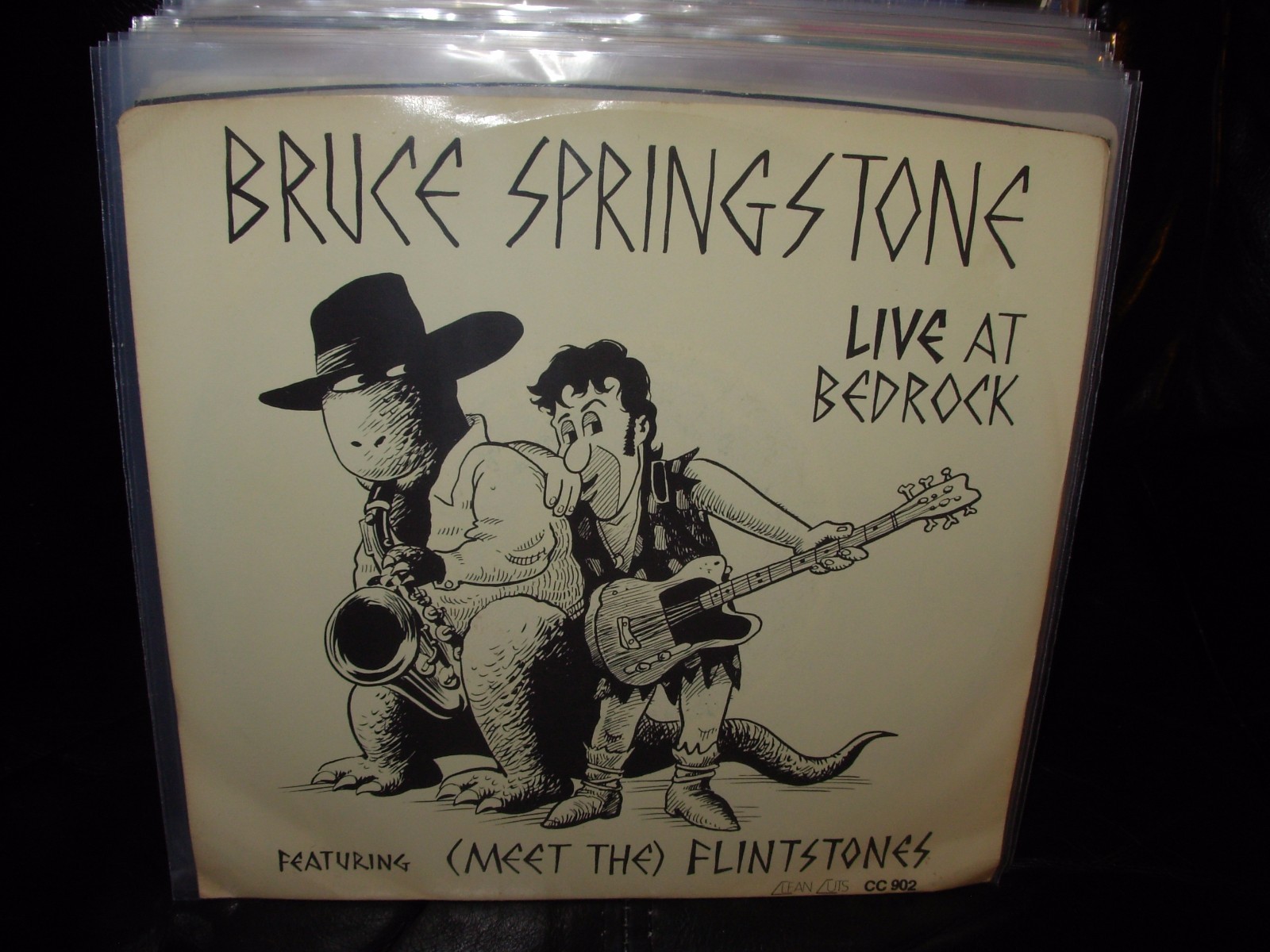 BRUCE SPRINGSTONE live at bedrock ( rock ) 7"/45 picture sleeve | eBay