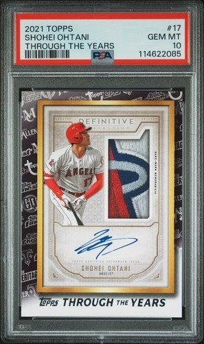 2021 TOPPS THROUGH THE YEARS #17 SHOHEI OHTANI PSA 10 | eBay