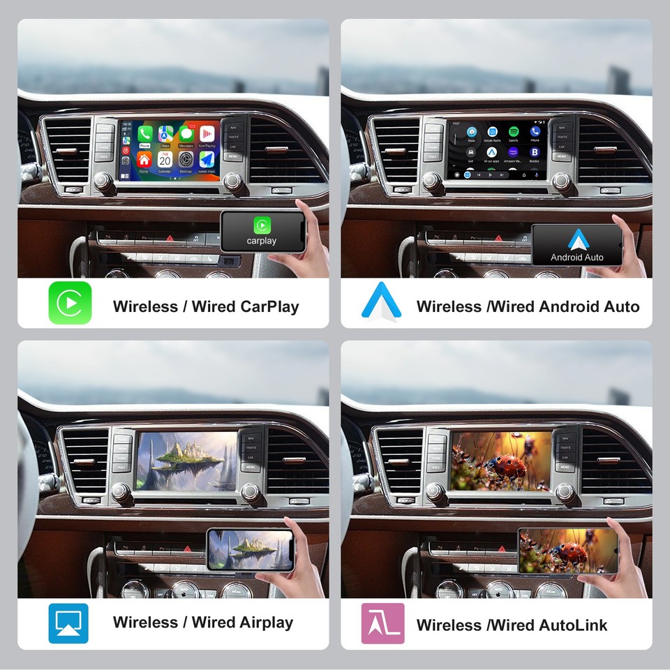Wireless Carplay Android Auto Module Kit For VW Golf MK7 MK7.5 MIB1 ...