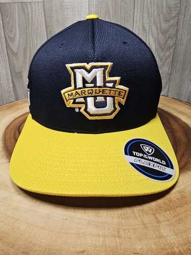 Marquette Golden Eagles Top Of The World Stretchfit Hat Cap Size OSFM ...