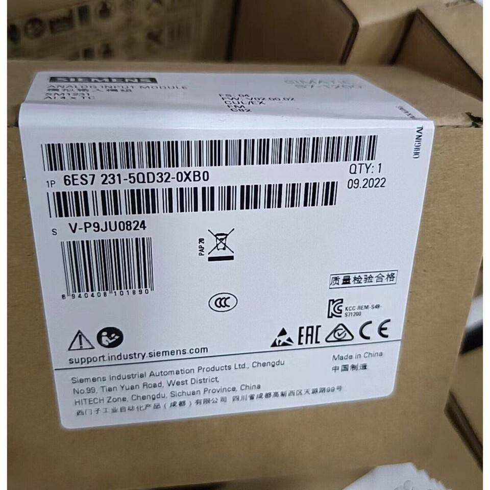 New Siemens 6ES7231-5QD32-0XB0 S7-1200 Analog input SM 1231 6ES7 231-5QD32-0XB0 | eBay