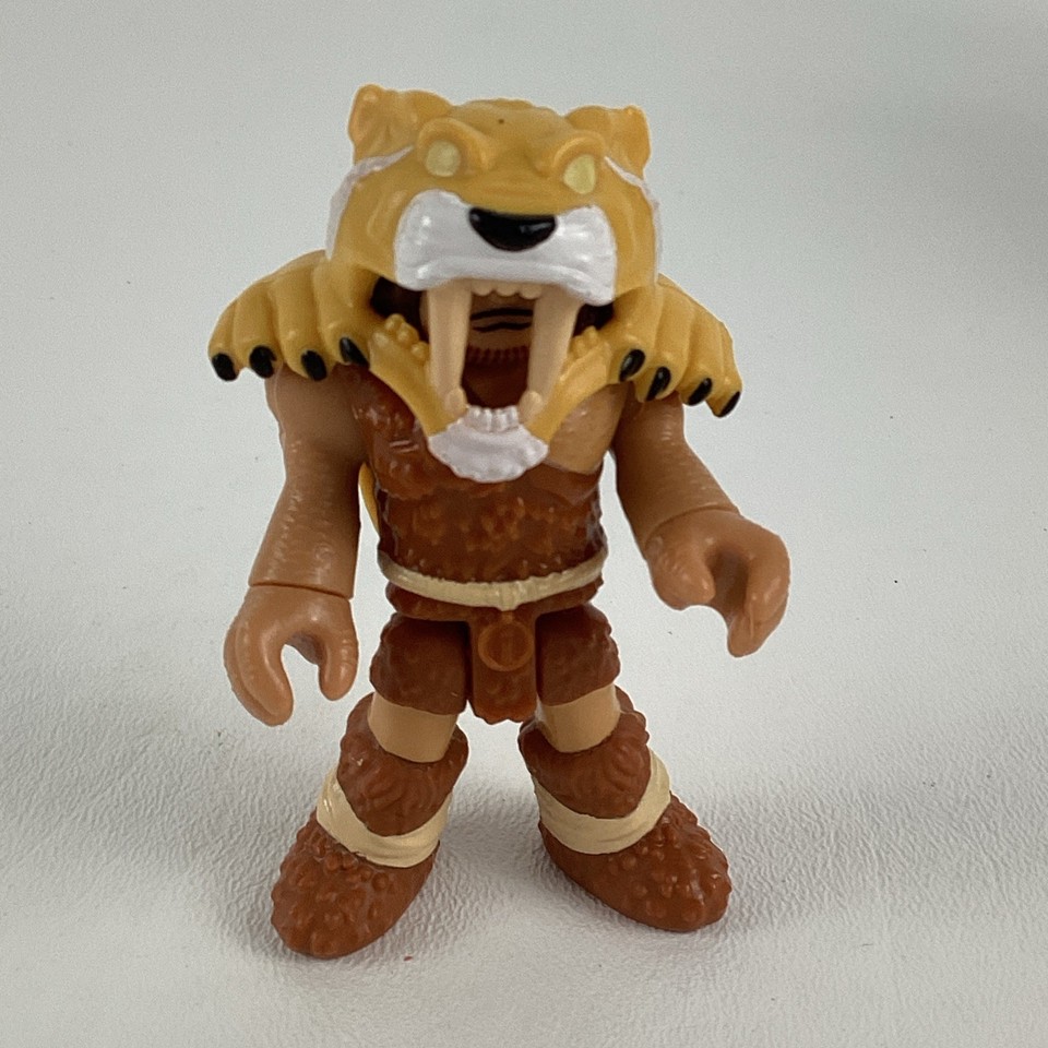 Fisher Price Imaginext Caveman Combat Catapult Triceratops Dinosaur ...