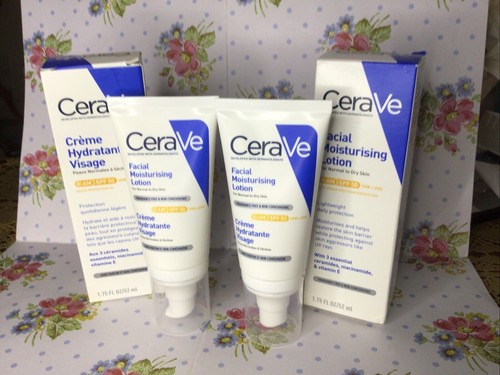 CeraVe AM Facial Moisturising Lotion SPF50 with Ceramides & Vitamin E ...