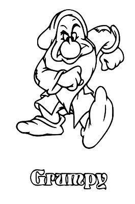 Seven Dwarfs Grumpy Large vinyl car Decal / Sticker | eBay UK