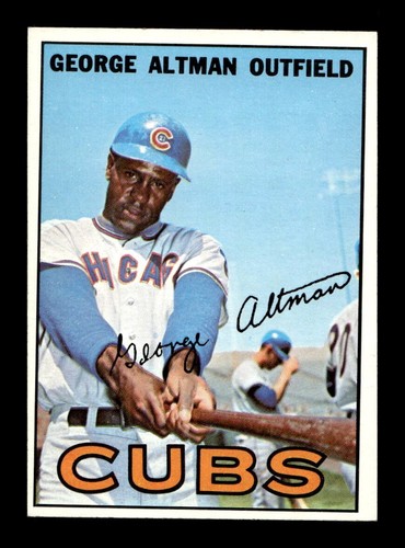 1967 Topps #87 George Altman Cubs EX-MT *k5 | eBay