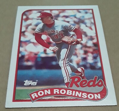 1989 Topps Ron Robinson Cincinnati Reds Baseball Card | eBay