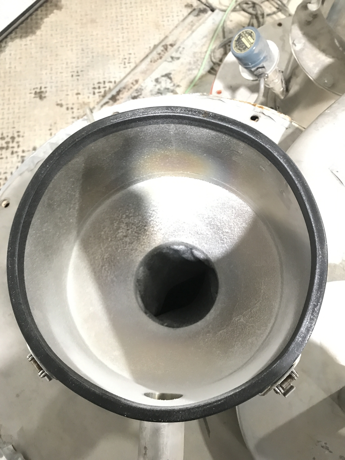 Kawata Plastic Pellet/Resin Dryer Auto Loaders/Hoppers w/ 21.5" ID ...