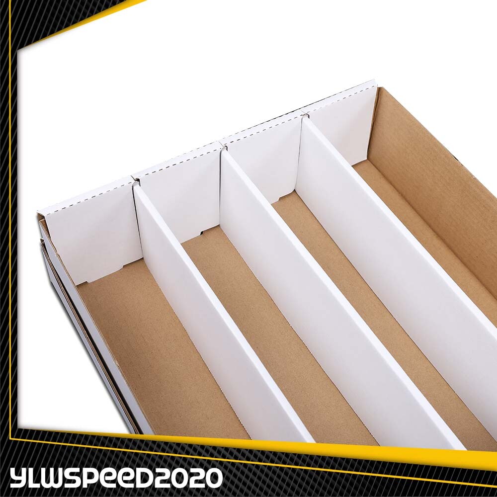 3200 Count 4Row Slab Storage Box Corrugated Cardboard Trading Card ...