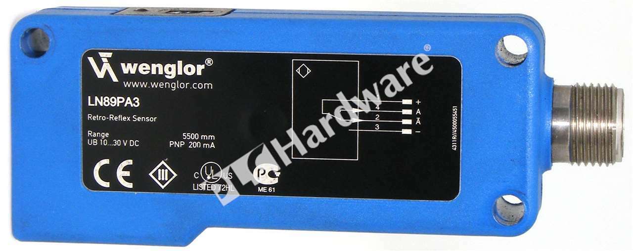 Wenglor LN89PA3 Photoelectronic Retro-Reflex Sensor 10-30V DC | eBay