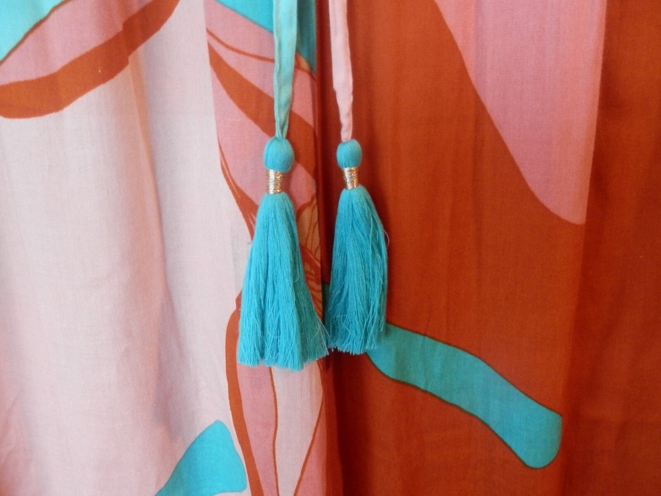 True Destinations Resort Wear Tropical Wide Leg Pants/Cover Up Women's ...