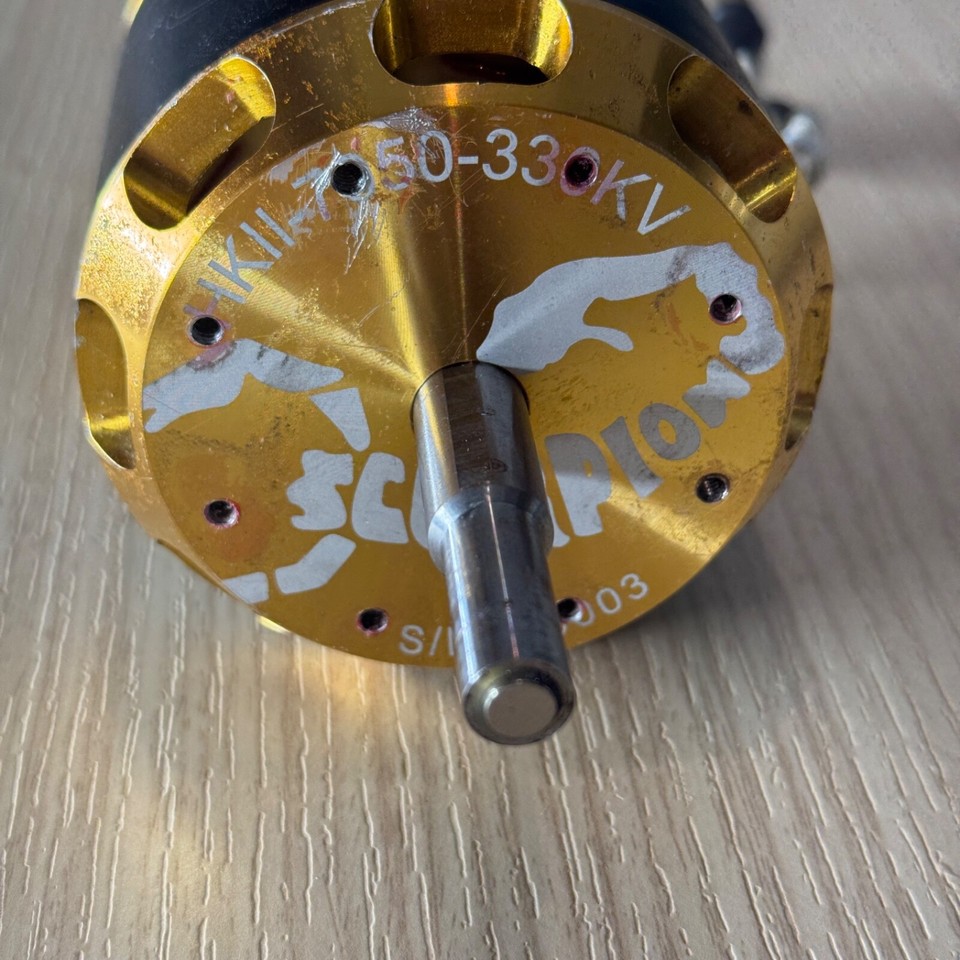 Scorpion HKII-7050-330KV Brushless Motor Serial # VI0003 200Amp UAV ...